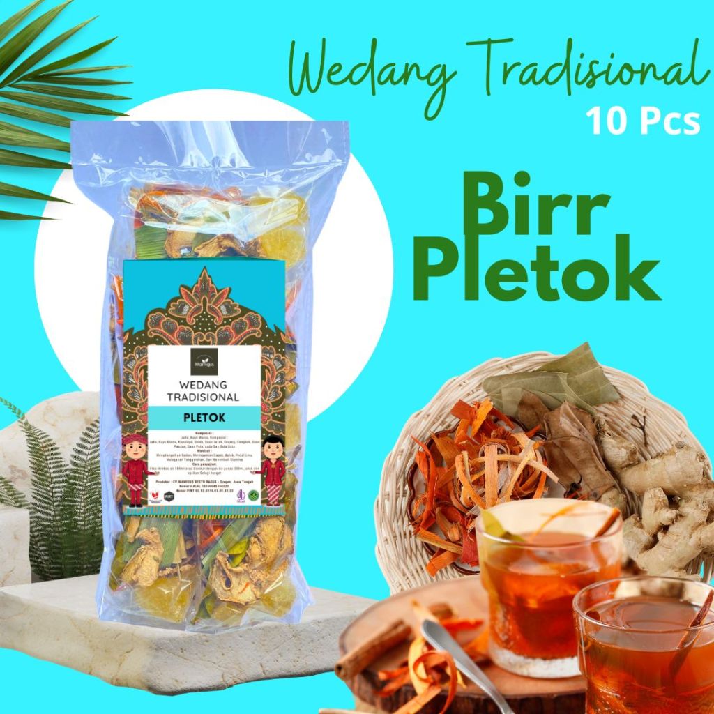 Jual PACK Wedang BIR PLETOK Rempah Lengkap Gula Batu Khas Mamigus ...