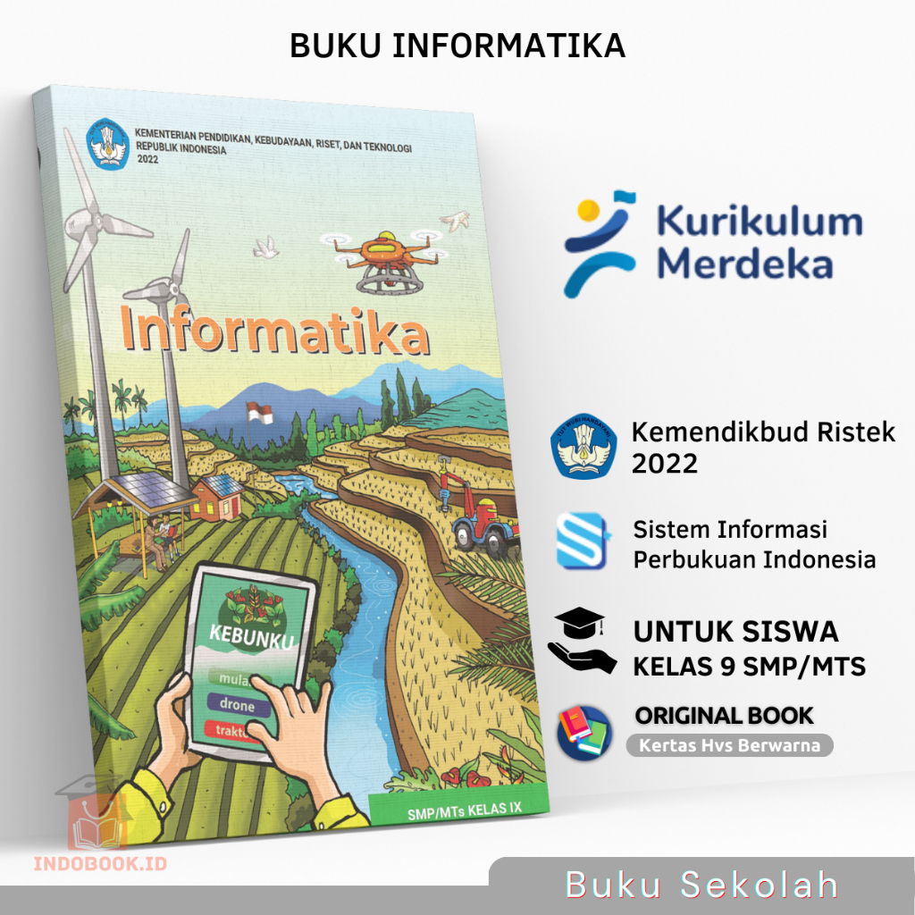 Jual Buku Siswa Paket Informatika Kelas 9 IX SMP MTS Kurikulum Merdeka Belajar Buku Mata ...