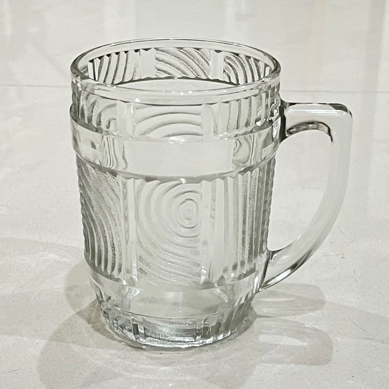 Jual Gelas Gagang Kaca Tebal Jumbo Garis G20 Gelas Mug Besar | Shopee ...