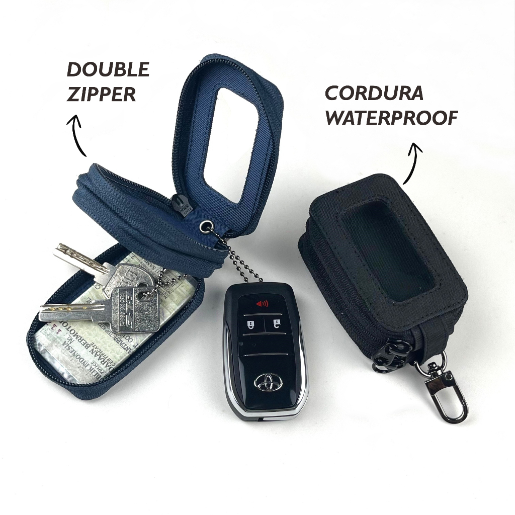 Jual Dompet remote keyless mobil motor universal gantungan kunci sarung ...