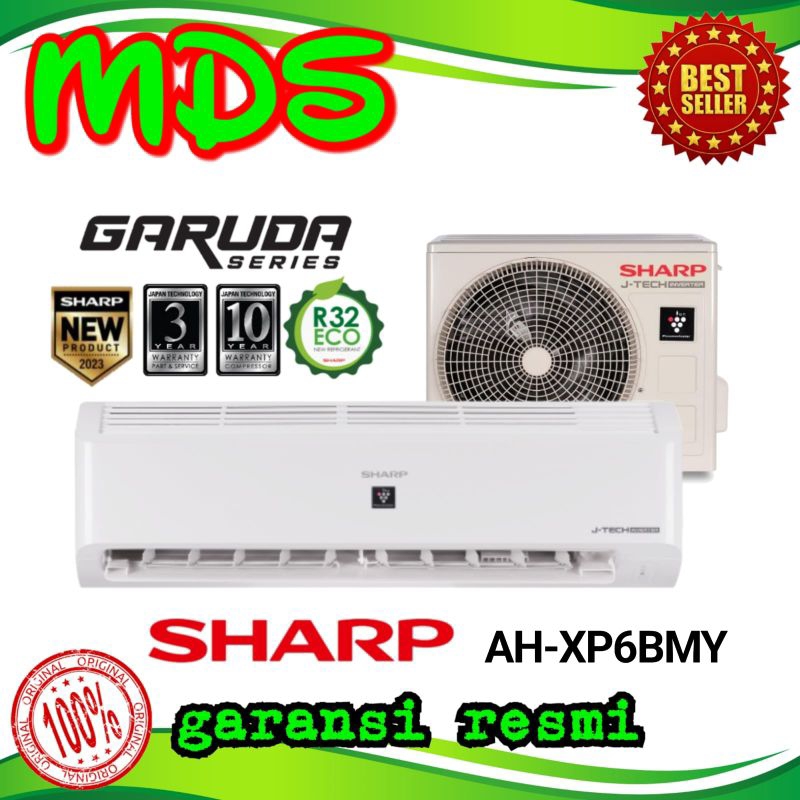 Jual AC SHARP 1/2PK AH - XP 6BMY GARUDA SERIES INVERTER PLASMACLUSTER ...