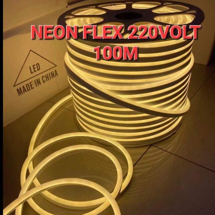 Jual Lampu LED Neon Flex 100M Flexibel Flexy 220V | Shopee Indonesia