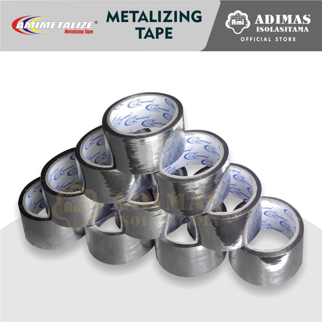 Jual Metalizing Tape AMI Metalize Lakban Perekat Kuat | Shopee Indonesia