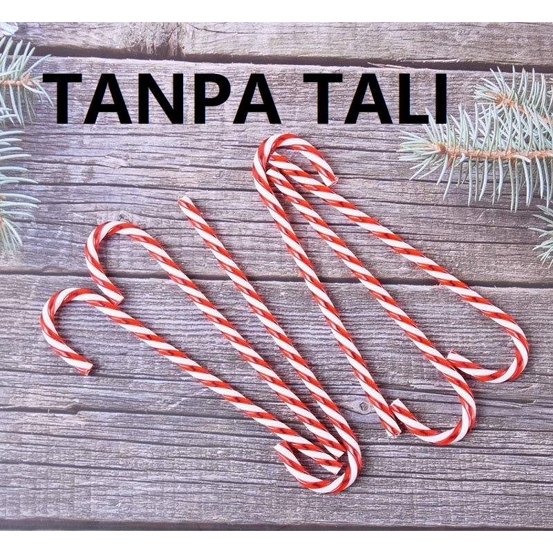 Jual Candy Permen Tongkat Hiasan Pohon Natal Gantungan Dekorasi Ornamen ...