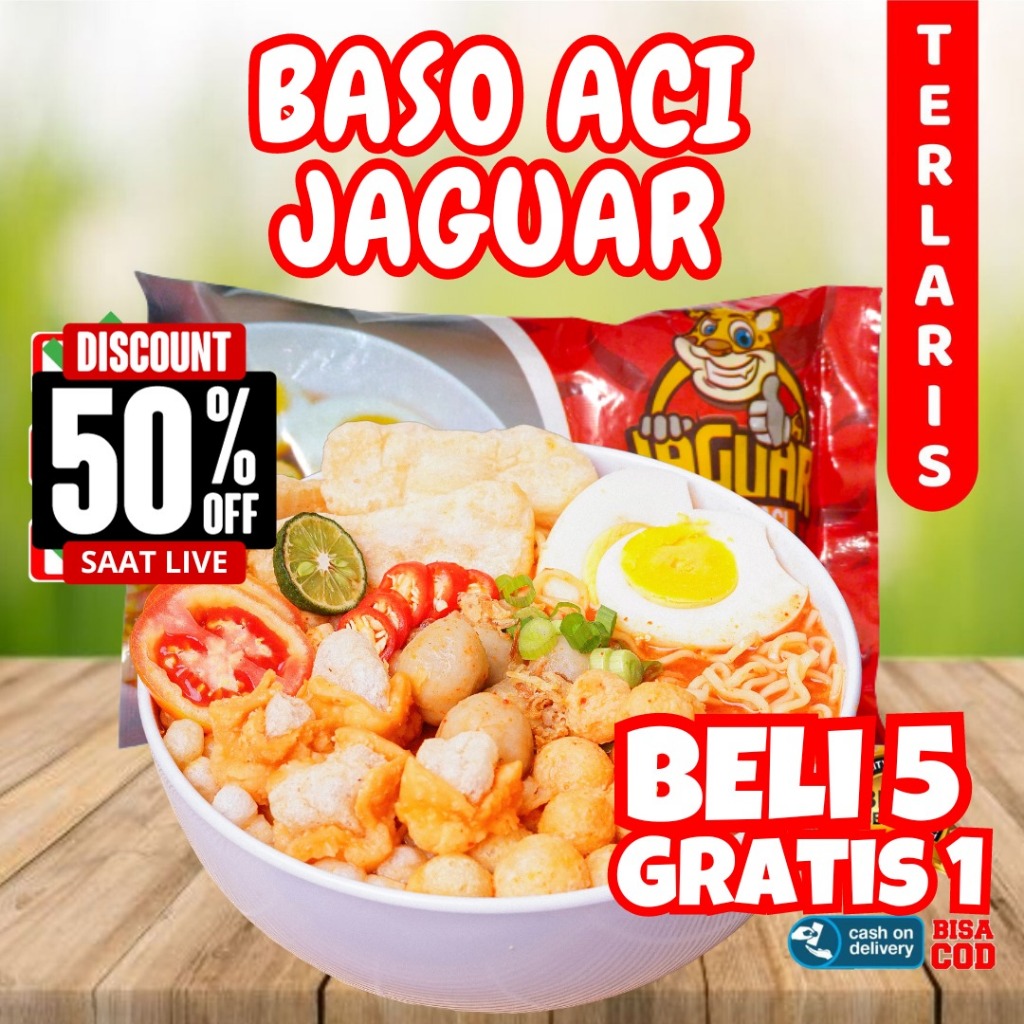 Jual BASO ACI INSTAN JAGUAR / BASO TULANG RANGU INSTANT PEDES / BAKSO ...