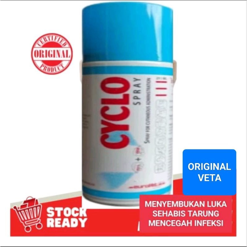 Jual CYCLO SPRAY OBAT AYAM THAILAND SEMBUHKAN LUKA CEGAH INFEKSI AYAM ADUAN | Shopee Indonesia