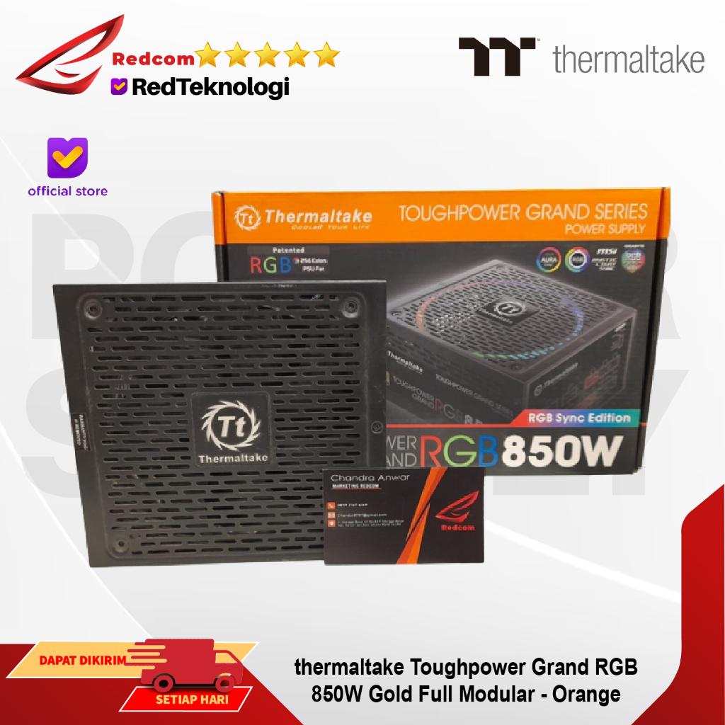 Jual thermaltake Toughpower Grand RGB 850W Gold Full Modular - Orange ...