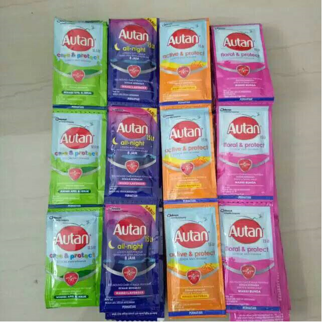 Jual AUTAN SACHET 6ML / RENCENG ISI 12 SACHET / AUTAN LOTION ANTI ...