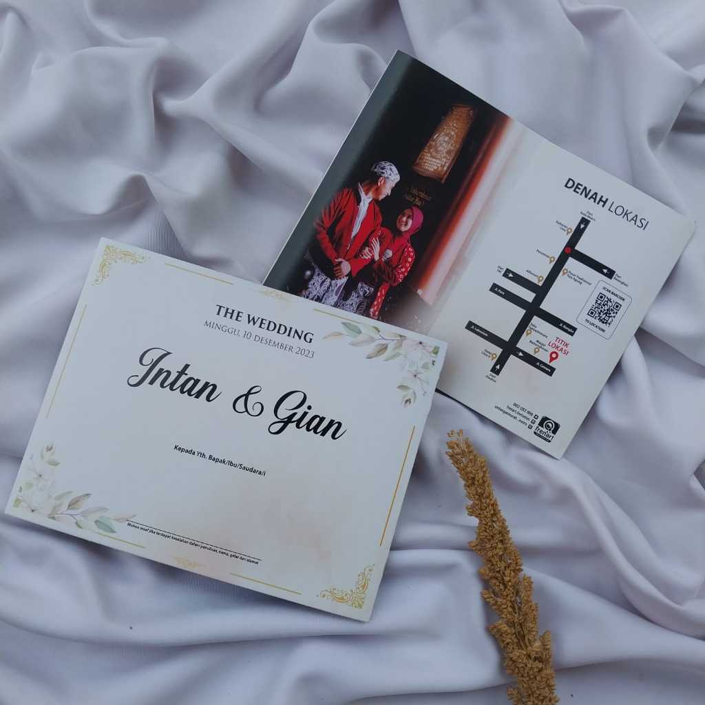 Jual UNDANGAN FULLCOLOR CUSTOM UKURAN 37,5 X 14 CM MURAH DAN MEWAH ...