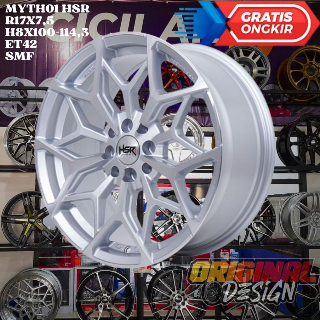 Jual Velg Mobil Ring 17 HSR MYTH01 R17 Cocok Untuk Mobilio Vios City Alvez | Shopee Indonesia