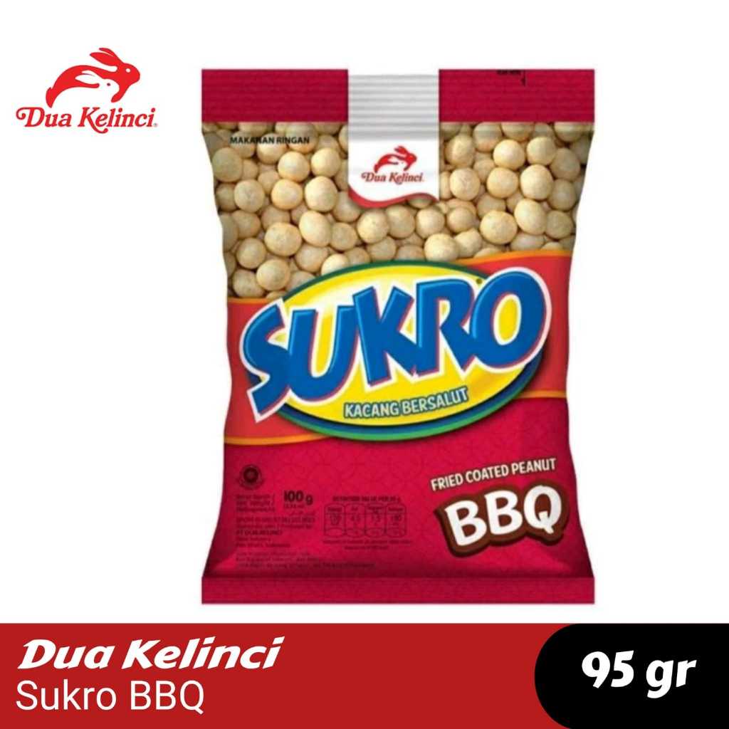 Jual DUA KELINCI Sukro Kacang Bersalut Rasa BBQ 95 Gr | Shopee Indonesia