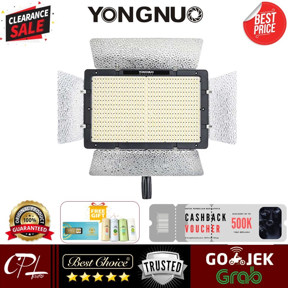 Jual Yongnuo YN-1200 Pro LED Video Light | Shopee Indonesia