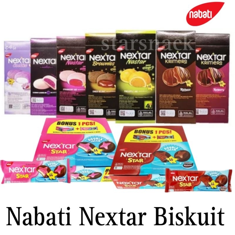Jual Nextar Star Nastar Cocopandan Krimero Goguma isi 10pak | Shopee ...
