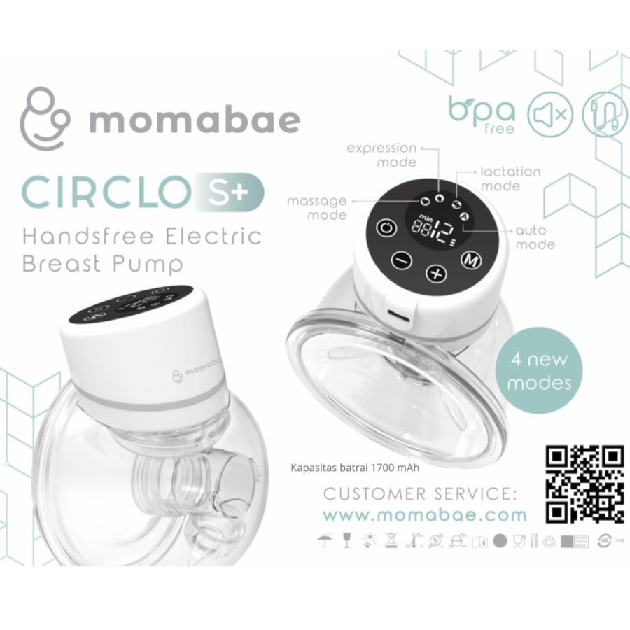 Jual MOMABAE CIRCLO S+ HANDSFREE BREAST PUMP | POMPA ASI TANPA KABEL ...