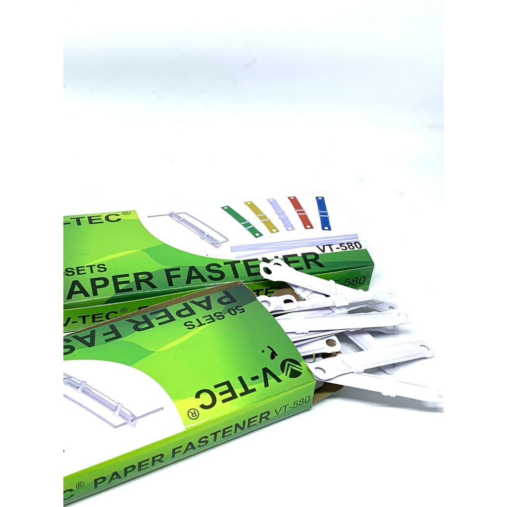 Jual Pengikat kertas / Paper fastener PUTIH DAN WARNA/V-TEC (1 box ...