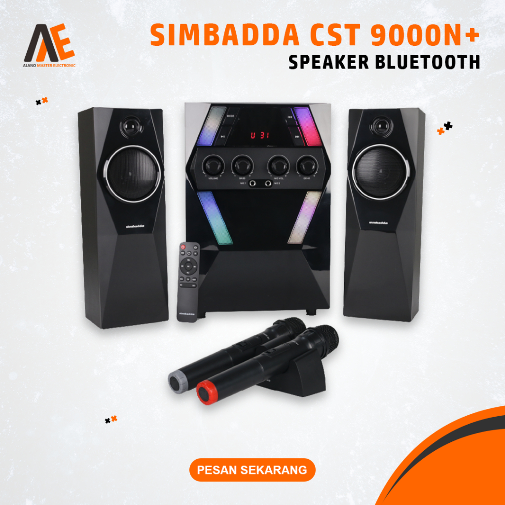 Jual Speaker Bluetooth Simbadda CST 9000N+ Soundbar Karaoke TV PC Laptop HP | Shopee Indonesia