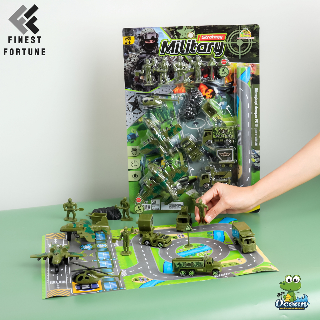 Jual MAINAN TENTARA-TENTARAAN STRATEGI MILITER (OCEAN TOY) | Shopee ...