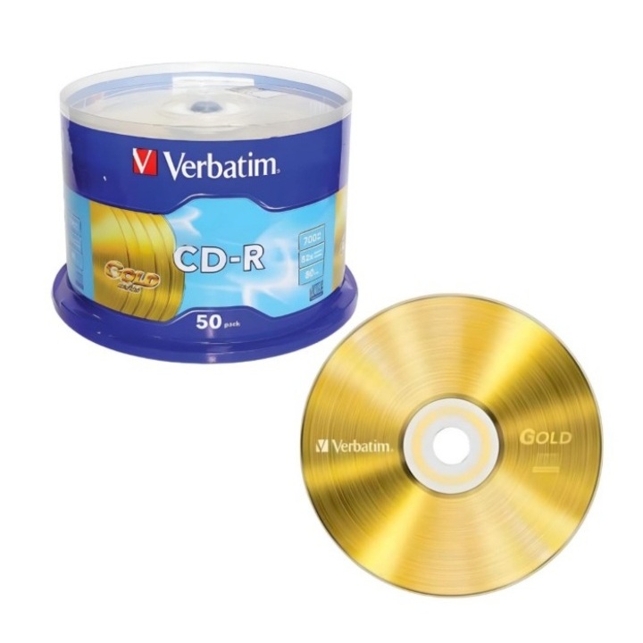 Jual CD R Verbatim Gold Original Satuan CD-R Kosong CDR Blank Kaset CD ...
