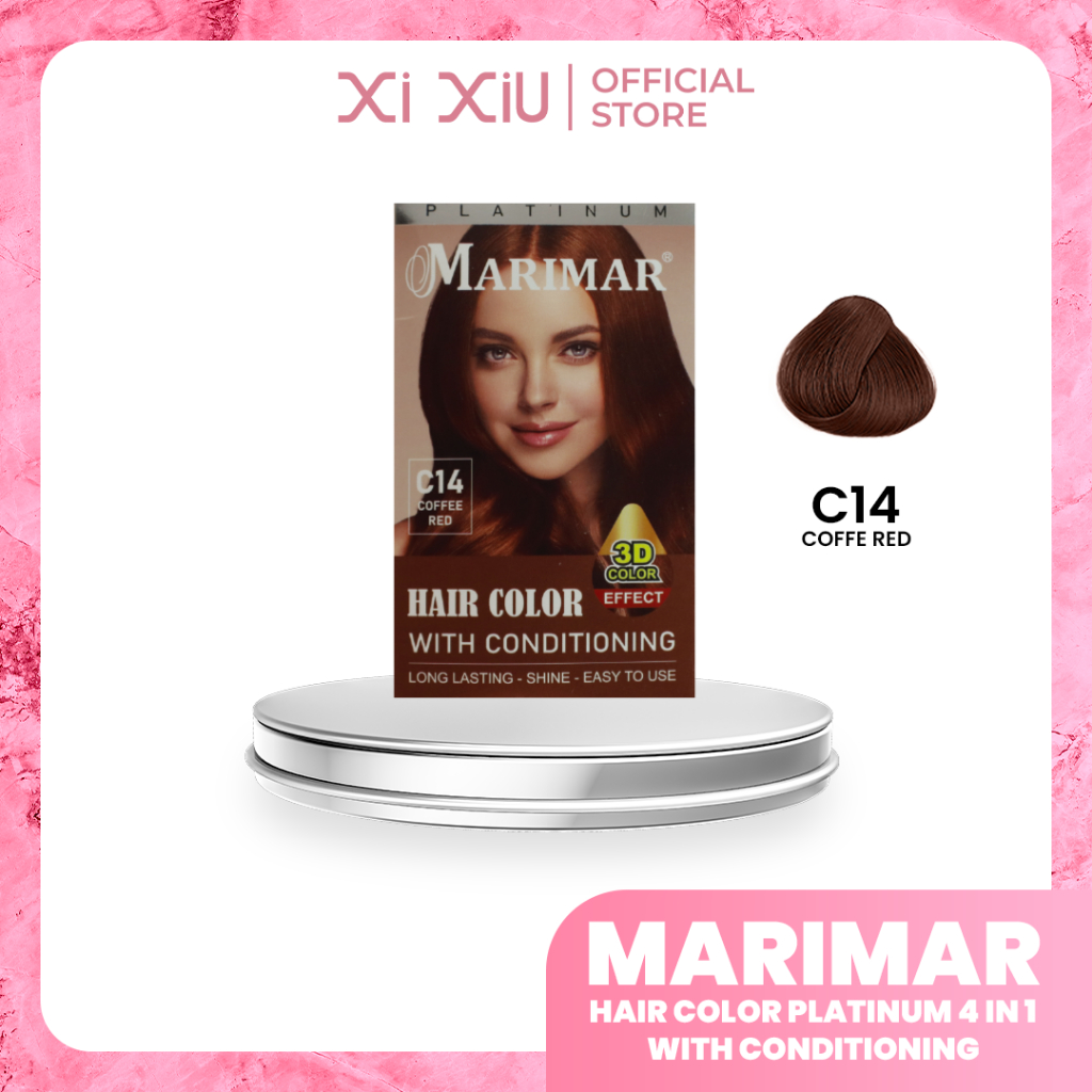 Jual MARIMAR HAIR COLOR PLATINUM 4 in 1 | Shopee Indonesia