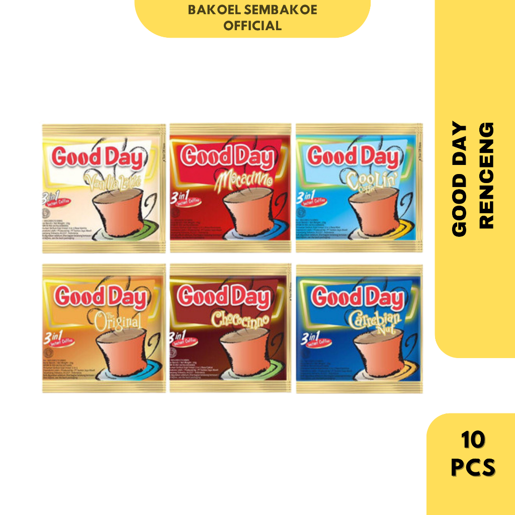 Jual GOOD DAY MINUMAN SACHET ISI 10 VARIAN RANDOM | Shopee Indonesia