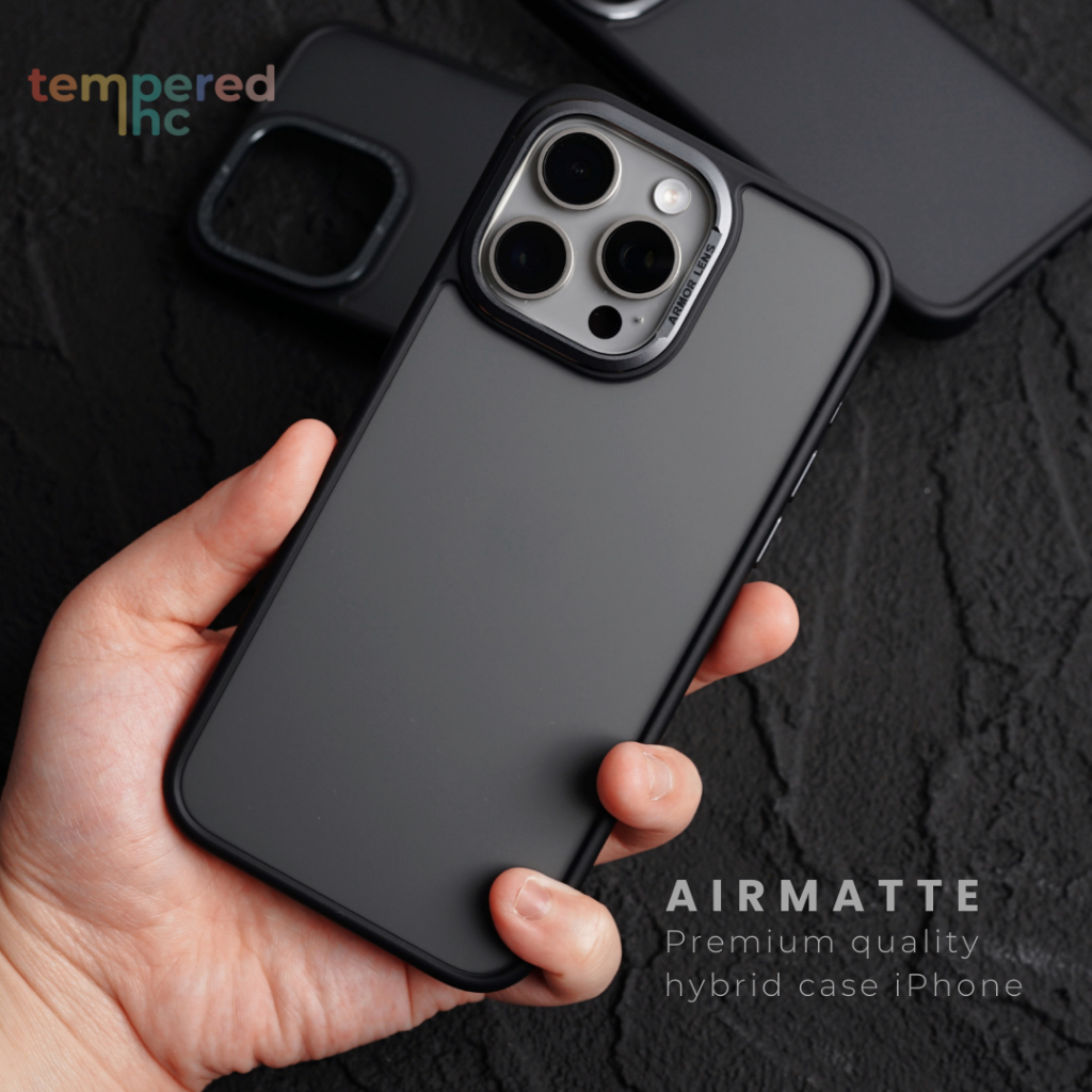 Jual AIRMATTE Hybrid Case Iphone Compatible for IP 11 11pro 11promax 12 ...