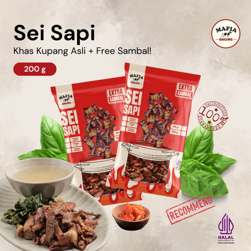 Jual Sei Sapi / Daging Sapi Asap Frozen Food 200 gr - Mafia Daging ...