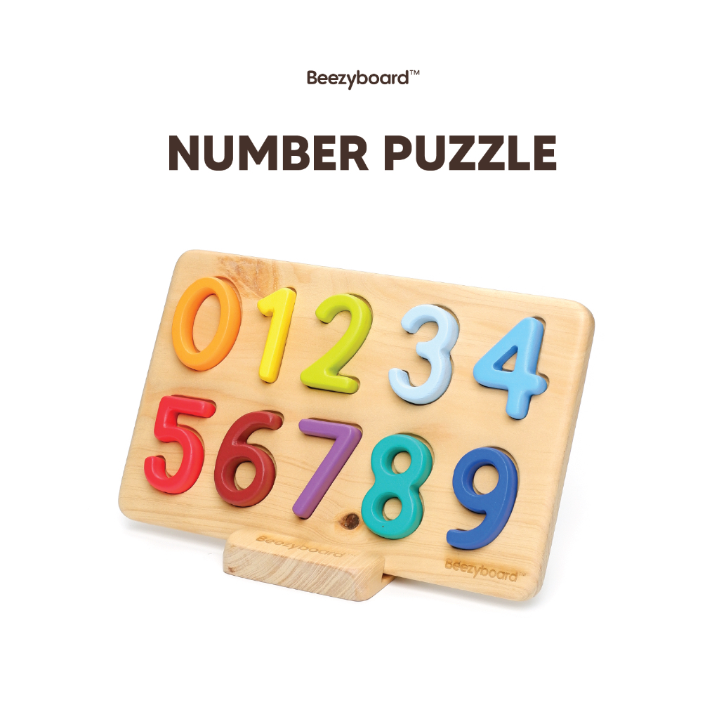Jual Beezyboard - Number Puzzle - mainan belajar angka/mainan stimulasi ...
