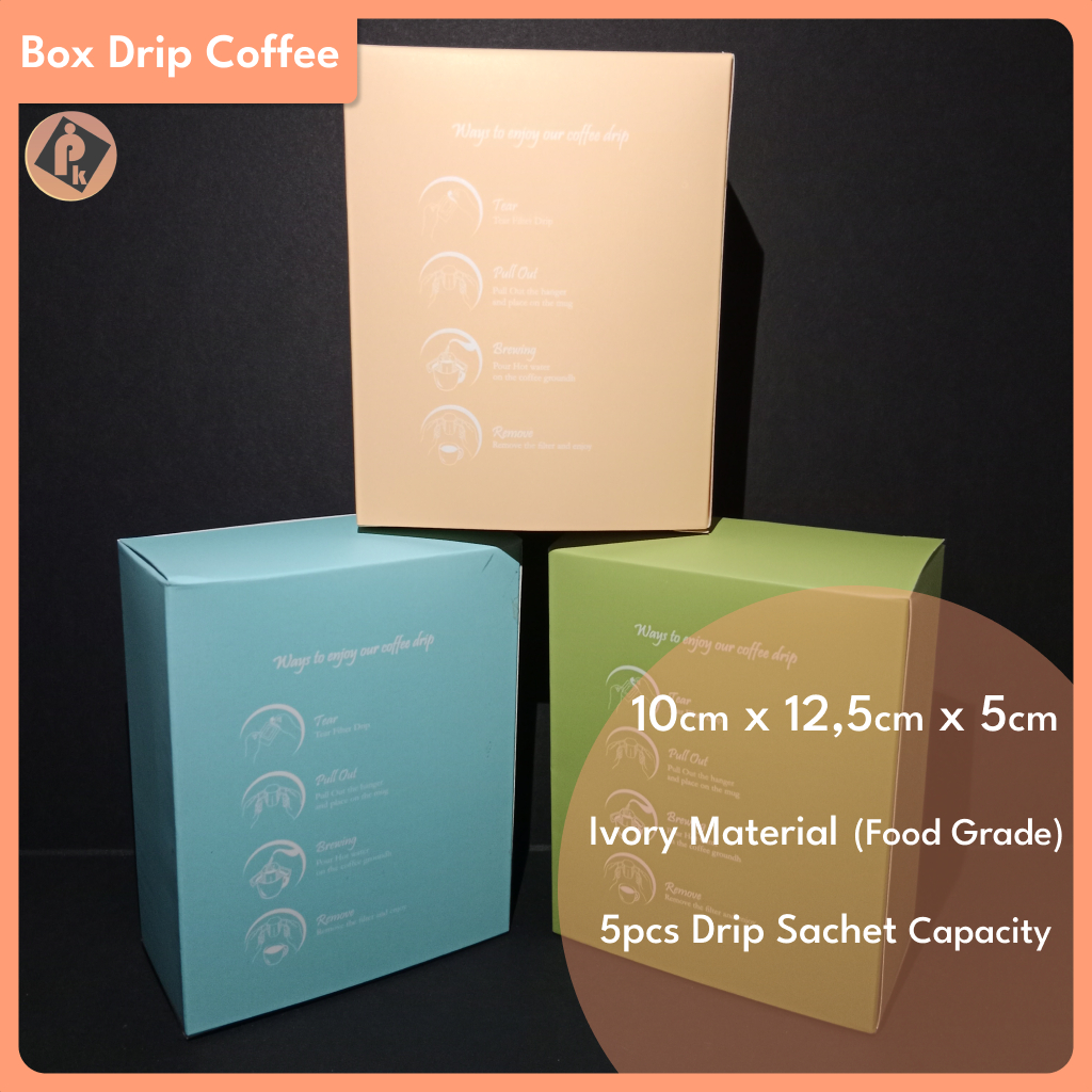 Jual Kemasan Box Kopi Drip Bag Sachet Coffee | Shopee Indonesia