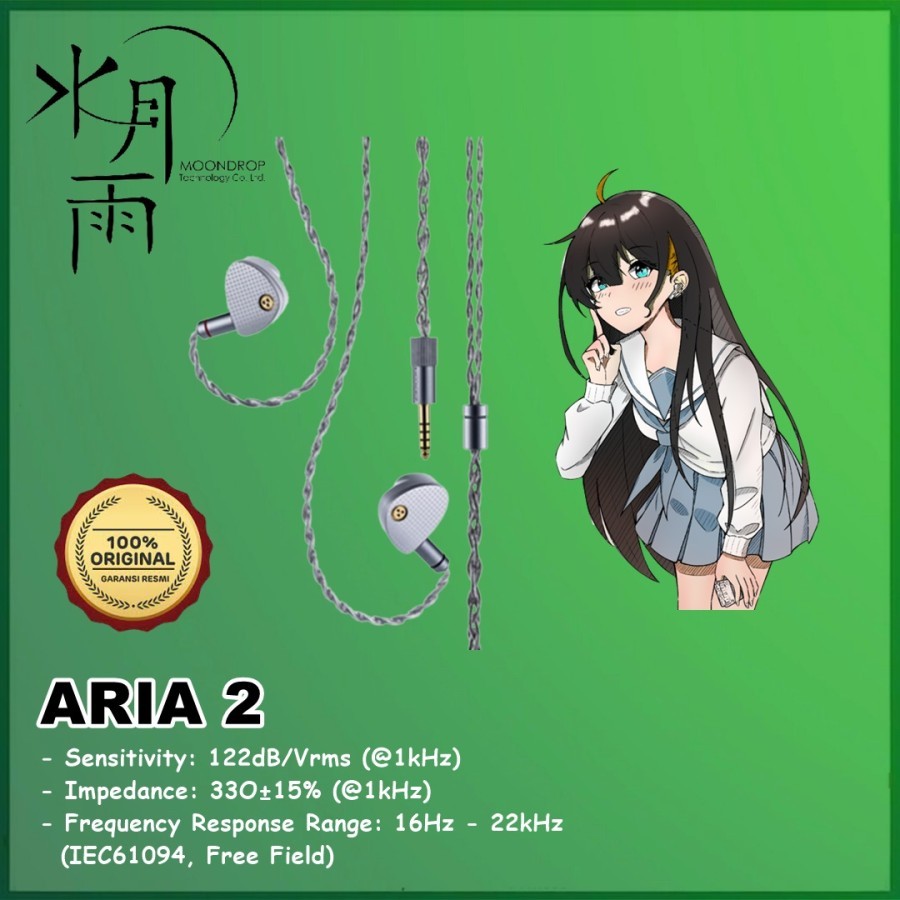 Jual Moondrop Aria 2 II Aria2 LCP Diaphragm Driver In Ear Monitor ...