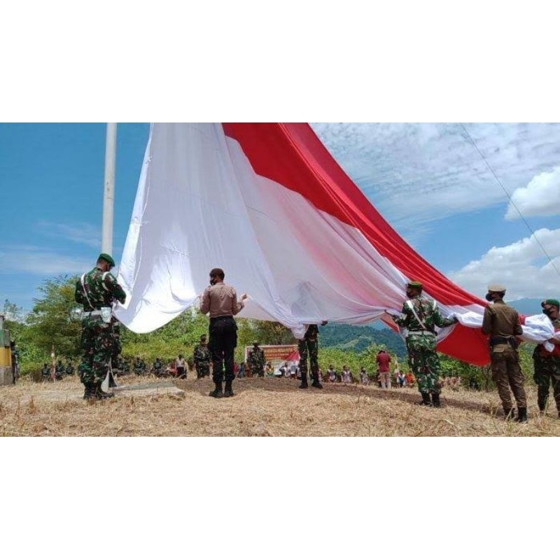 Jual TERLARIS!! 3x4,5 METER BENDERA INDONESIA BIG SIZE BENDERA ...