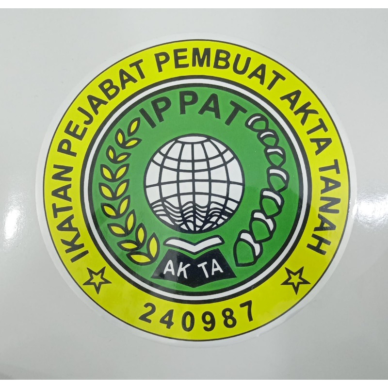 Jual Stiker Logo Notaris & PPAT | Shopee Indonesia