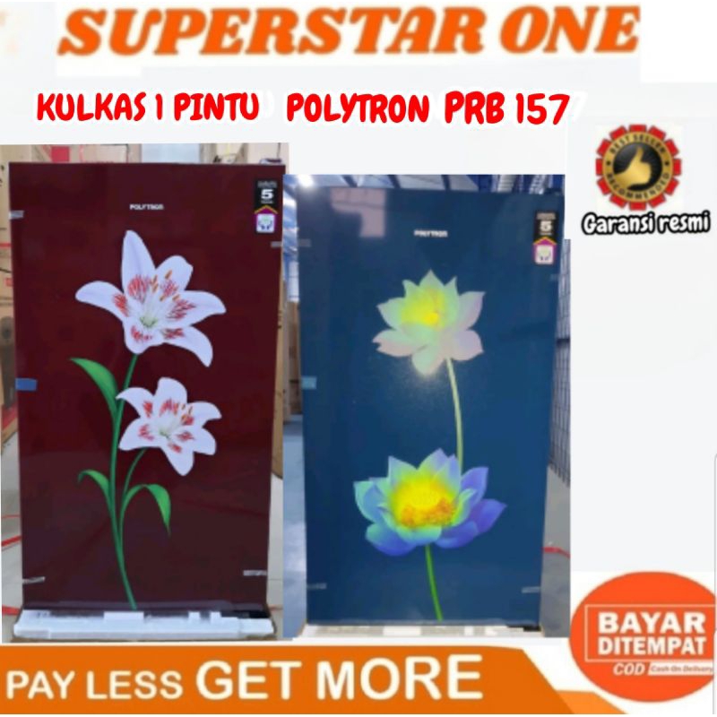 Jual KULKAS POLYTRON PRB-157/PRB 157 LEMARI ES 1 PINTU | Shopee Indonesia
