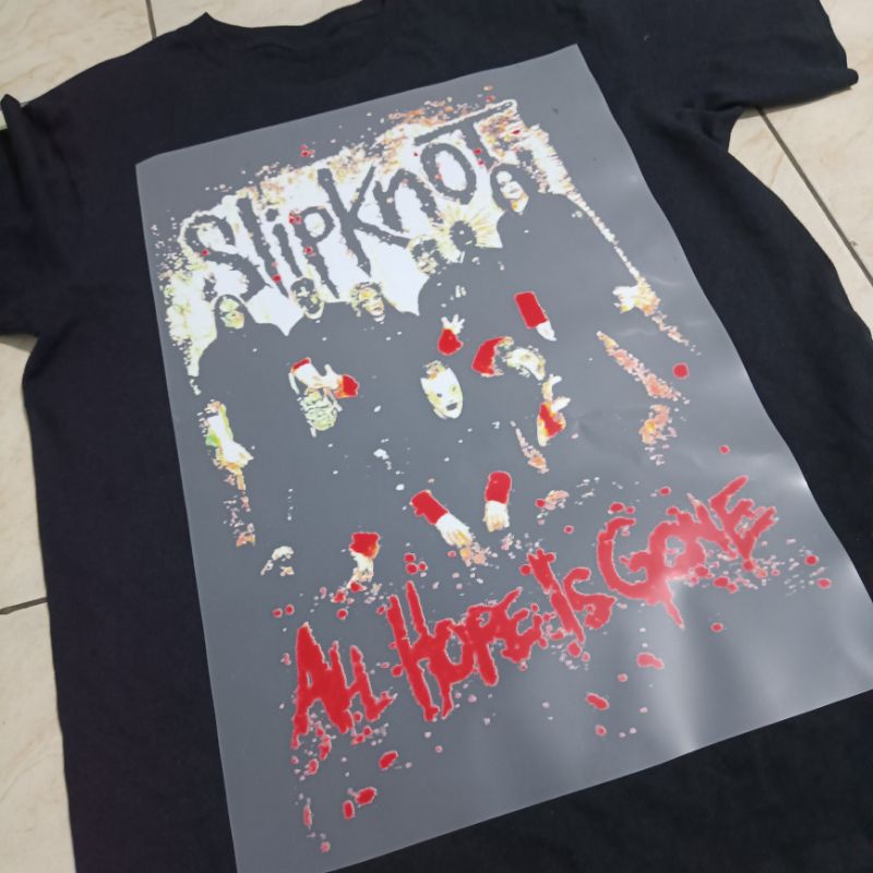 Jual SABLON DTF BAND SLIPKNOT SABLON RASTER DTF | Shopee Indonesia
