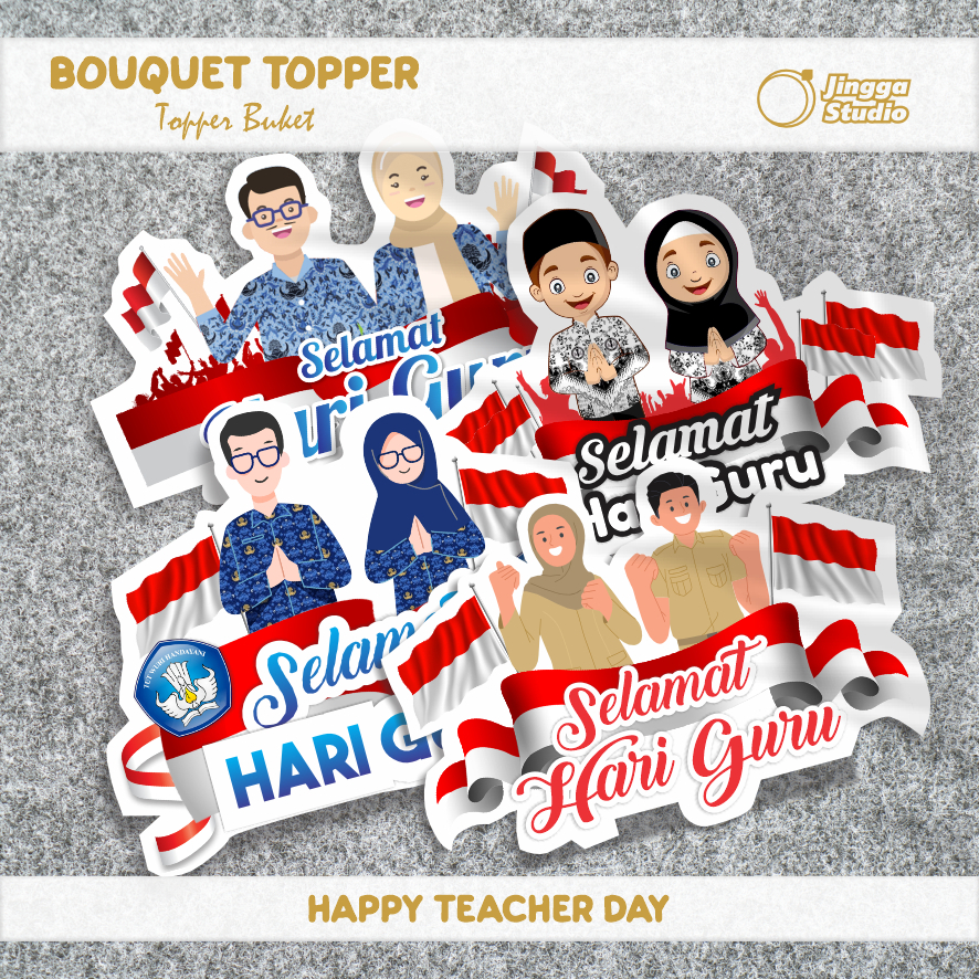 Jual Topper Buket Hari Guru Version 1 | Shopee Indonesia
