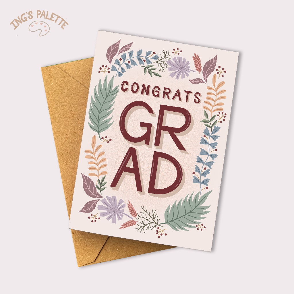 Jual Ing's Palette Congratulation Card - GC08 | Kartu Ucapan Graduation ...