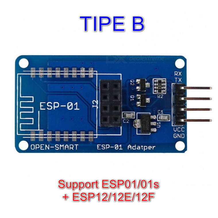 Jual Adapter Board for ESP8266 Serial Wi-Fi Wireless ESP-01 3.3V 5V ... Jual Adapter Board for ESP8266 Serial Wi-Fi Wireless ESP-01 3.3V 5V ...
