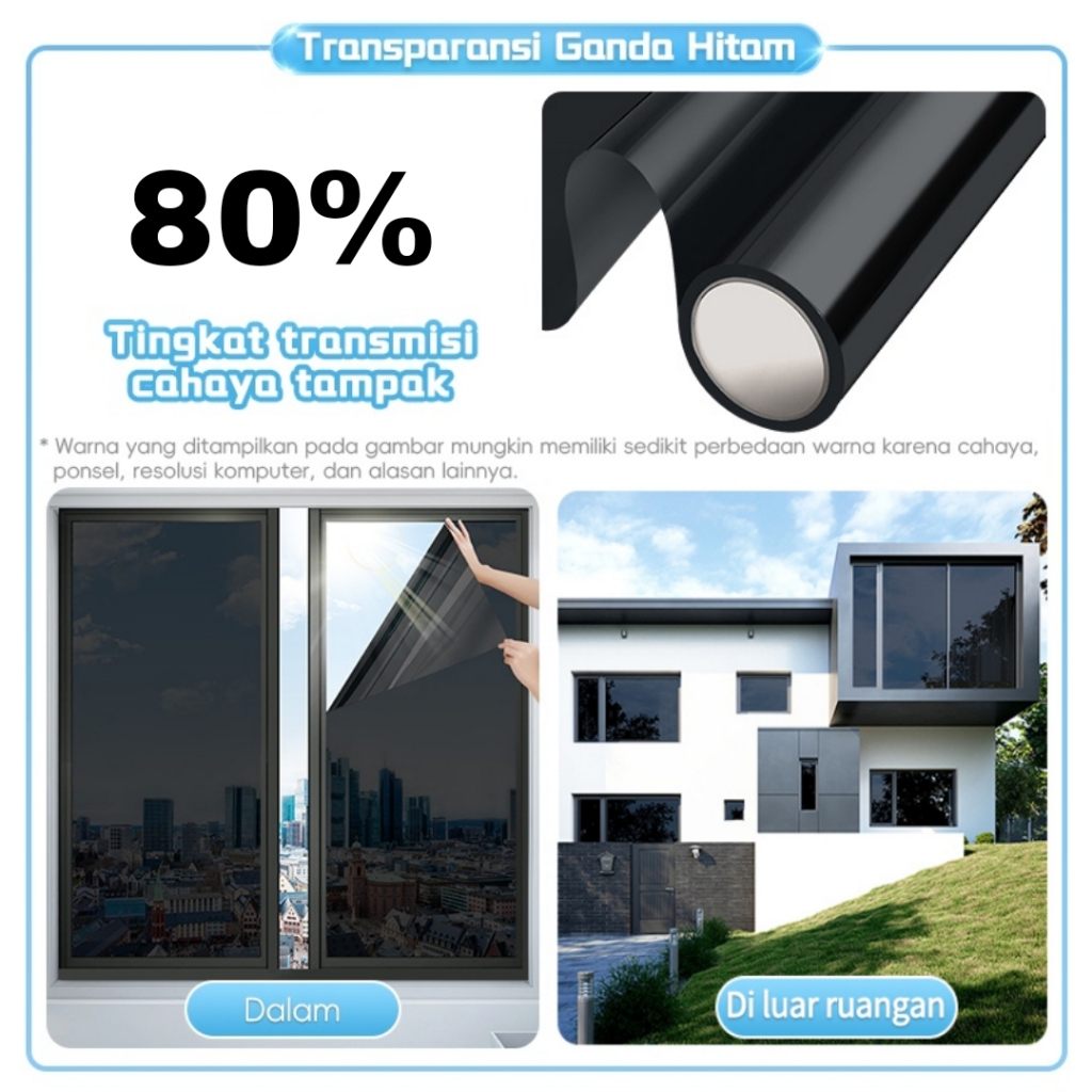 Jual Kaca Film Hitam Stiker Jendela Rumah Anti Panas UV | Shopee Indonesia