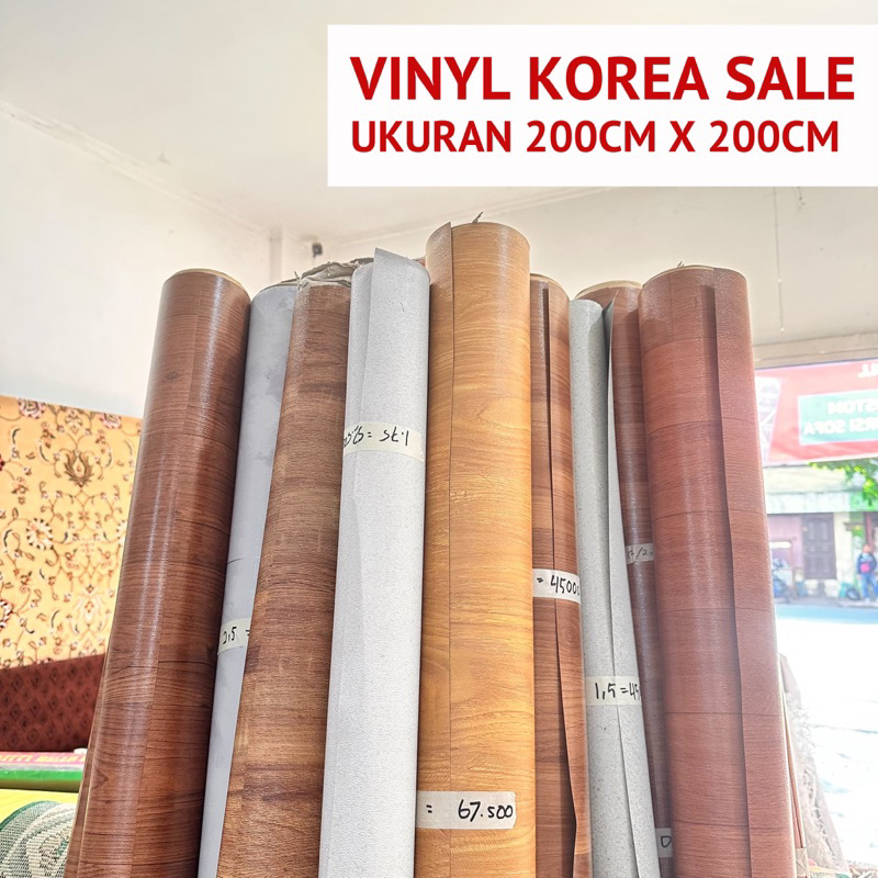 Jual Karpet Lantai Vinyl IMPORT KOREA MOTIF KAYU | Shopee Indonesia