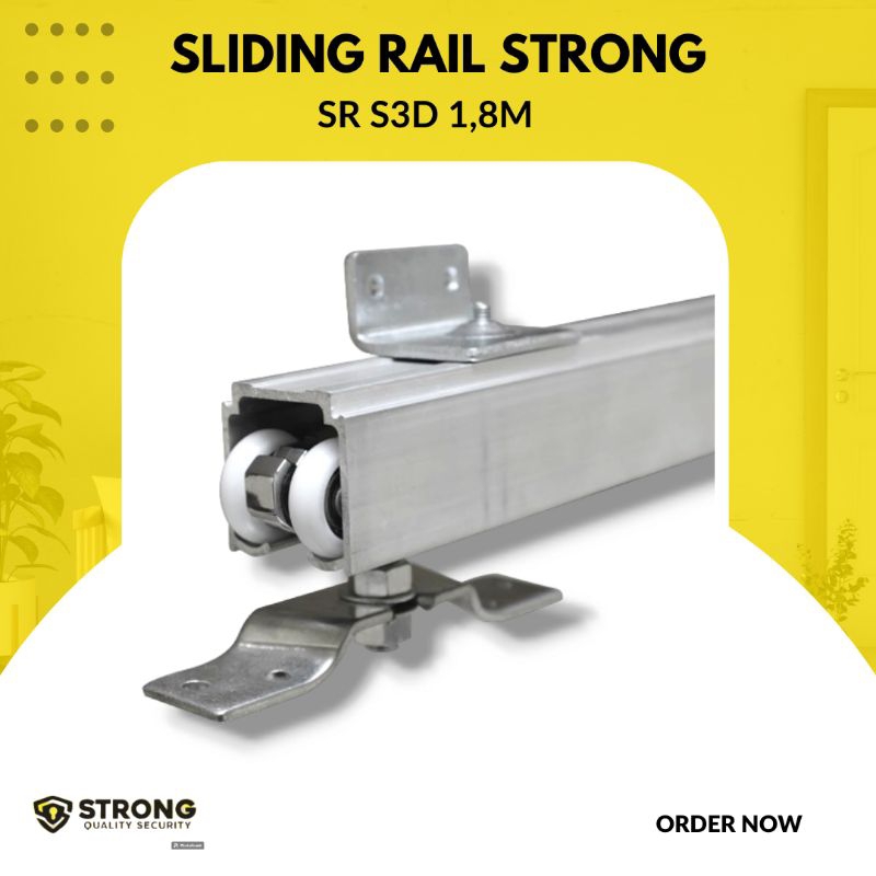 Jual Rel Pintu Sliding / Geser merk STRONG S3 Sleding 1.8m / 180cm ...