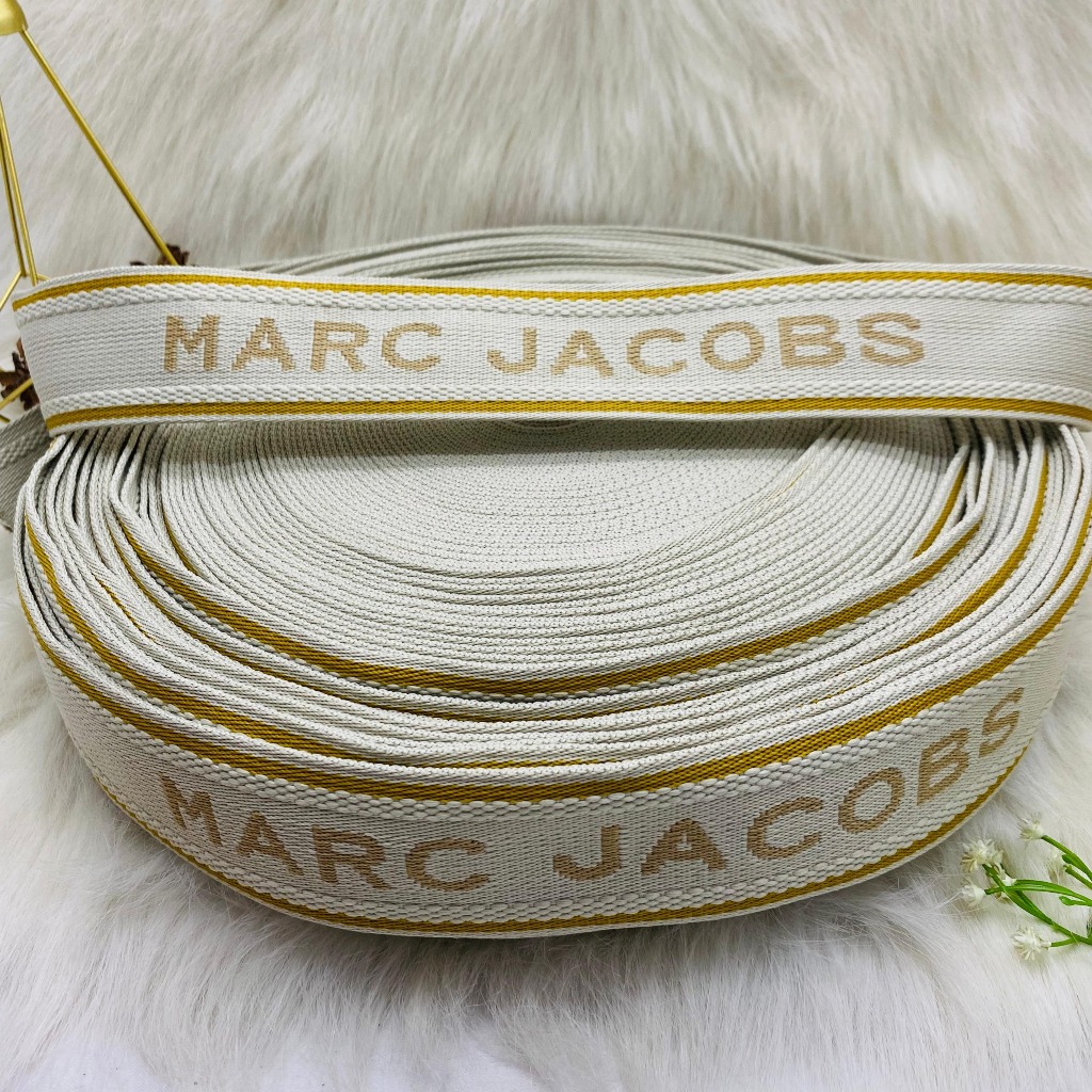 Jual Asesoris Tas Tali Bisban / Webbing Nylon MA*C JAC*BS - KREM - 5 cm ...