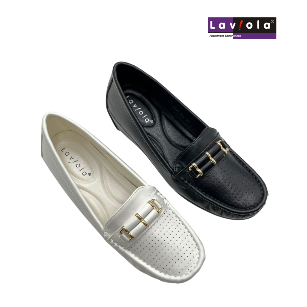Jual Laviola 4033 LLW - Sepatu Mokasin heels Wanita Tinggi 3cm | Shopee ...