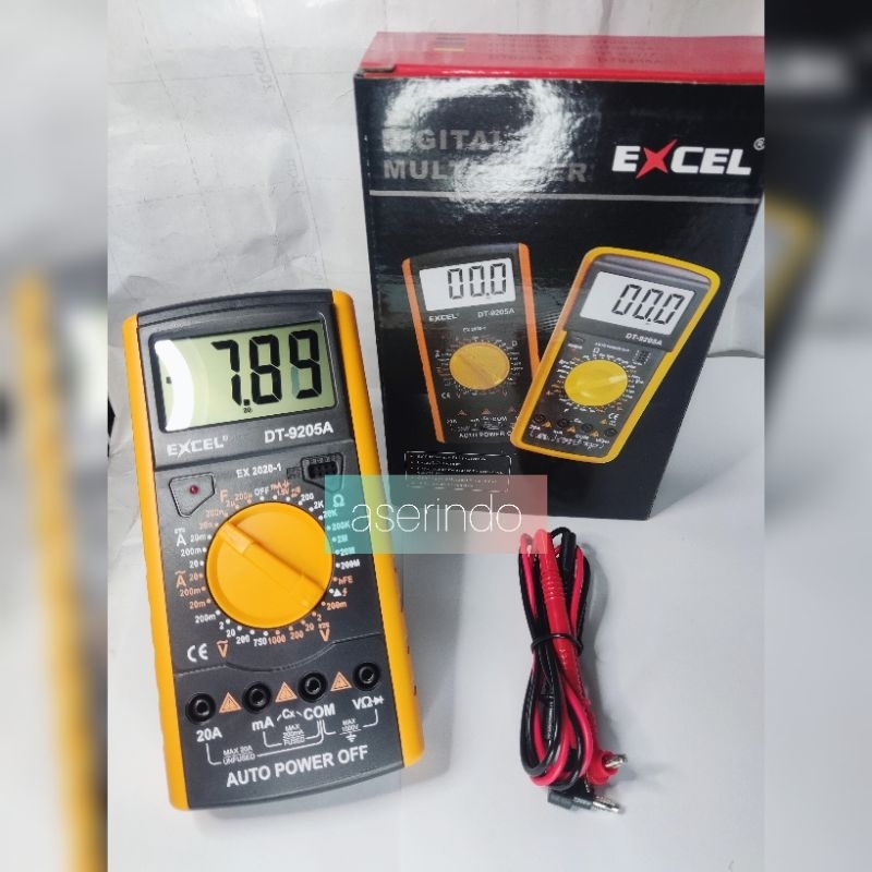 Jual MULTITESTER DIGITAL VC 9205A/AVOMETER MULTIMETER VC 9205A | Shopee ...