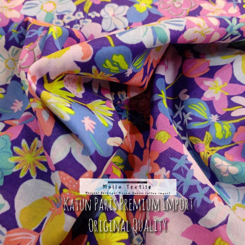 Jual Kain Katun Paris Premium Import Original Quality | Shopee Indonesia