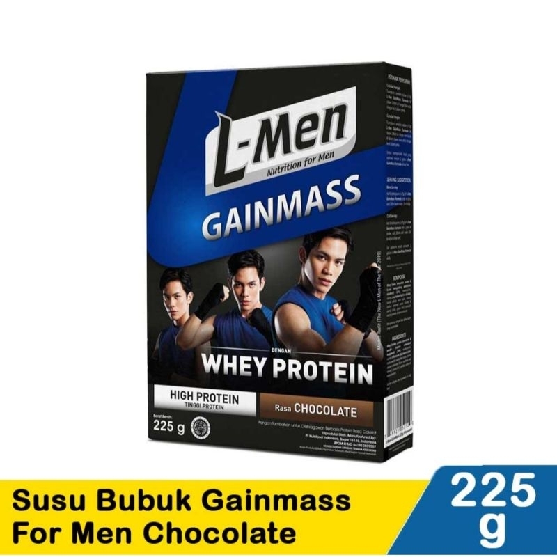 Jual Susu L-men Gainmass | Susu pertumbuhan otot tinggi protein 225gr ...