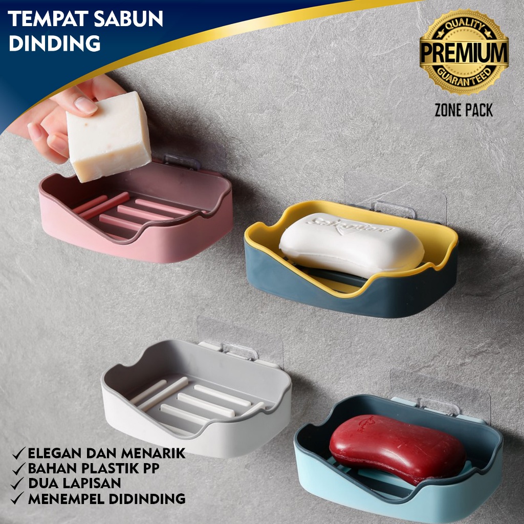 Jual Tempat Sabun Tempel | Box Tempat Penyimpanan Sabun | Wadah Sabun ...