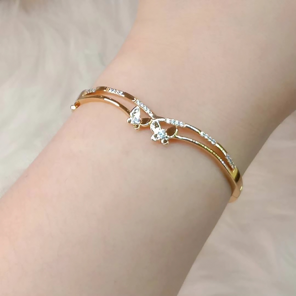 Jual La Vienne - Jingga - Gelang Titanium Wanita Anti Karat - Perhiasan ...