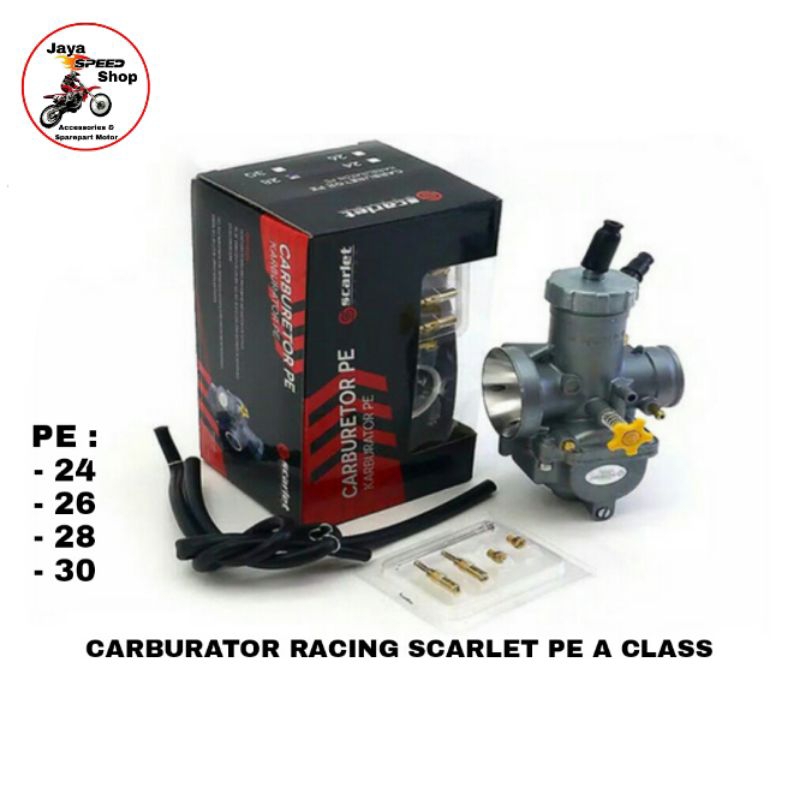Jual CARBURETOR KARBURATOR KARBU SCARLET RACING CARBU PE 24 26 28 30 a class | Shopee Indonesia