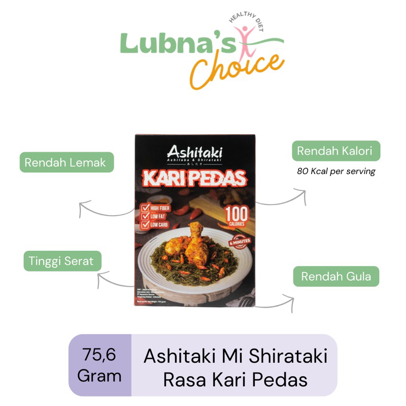 Jual Ashitaki Mie Kari Pedas, Shirataki Mi dan Ashitaba | Shopee Indonesia