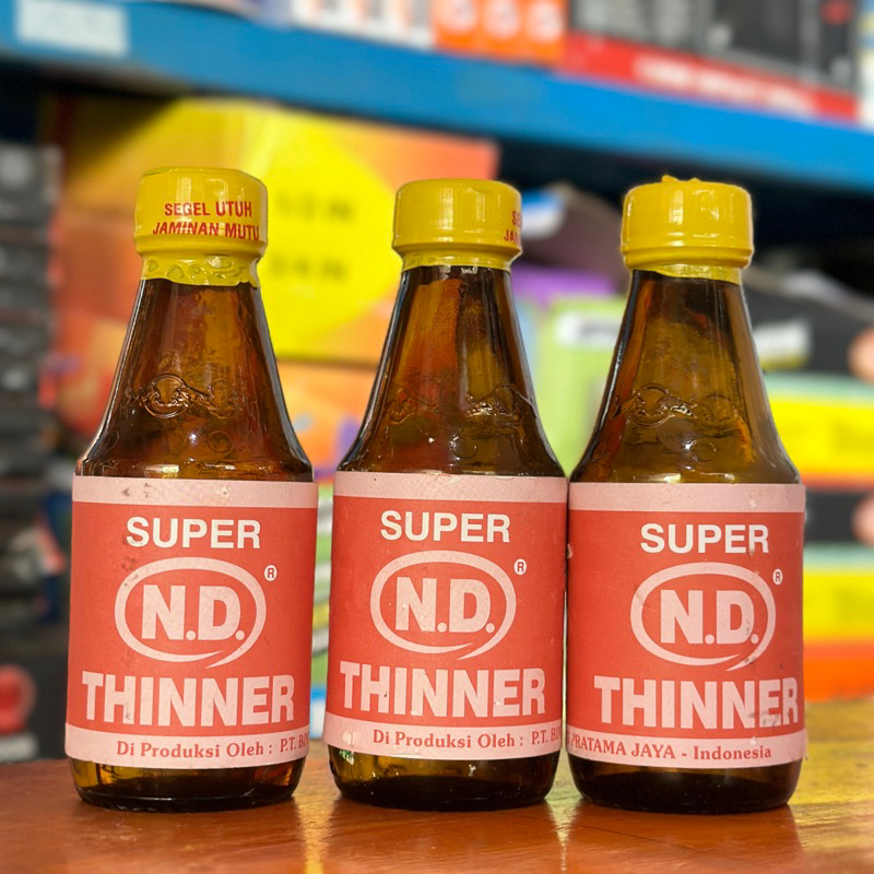 Jual THINNER ND SUPER BOTOL KECIL/ PENGENCER CAT MINYAK, pengencer cat, campuran cat minyak ...