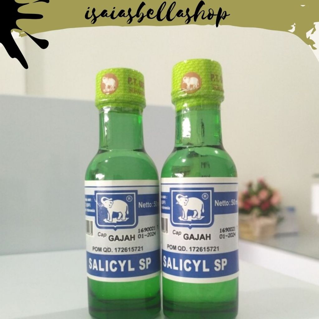 Jual Salicyl Spirtus Cap Gajah 50 ml salicyl spiritus usfi cap gajah ...